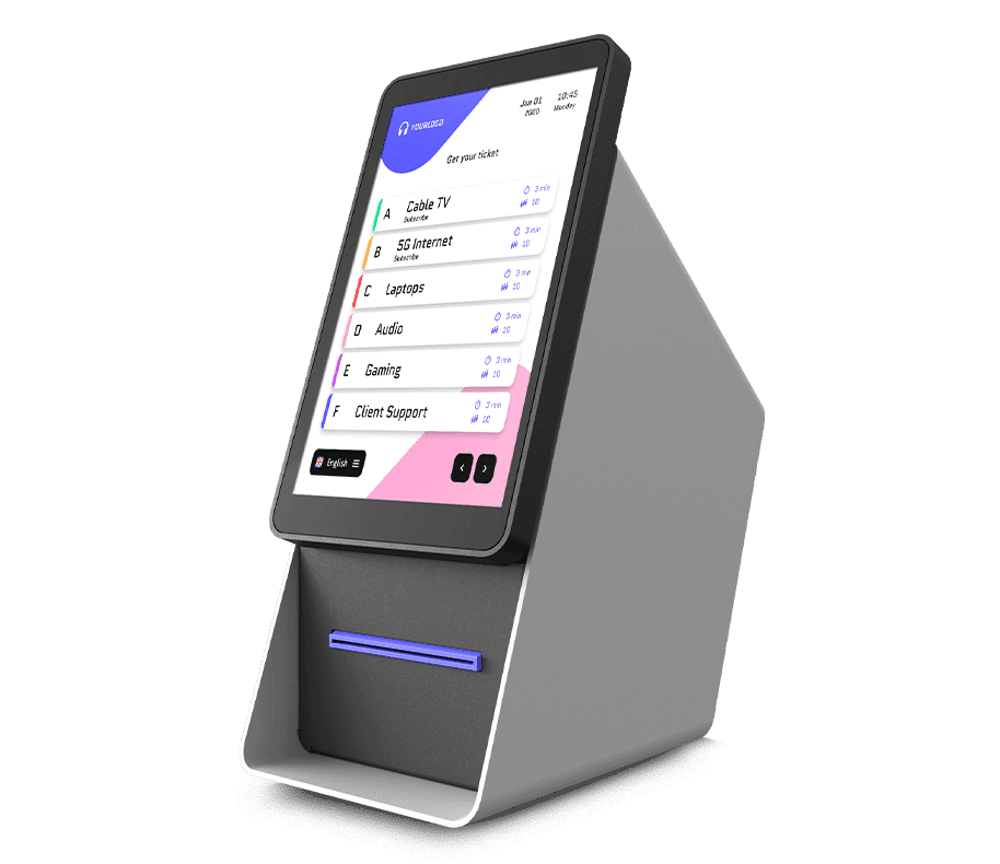 Tiik 7 – Compact & Efficient Queue Kiosk | Moviik